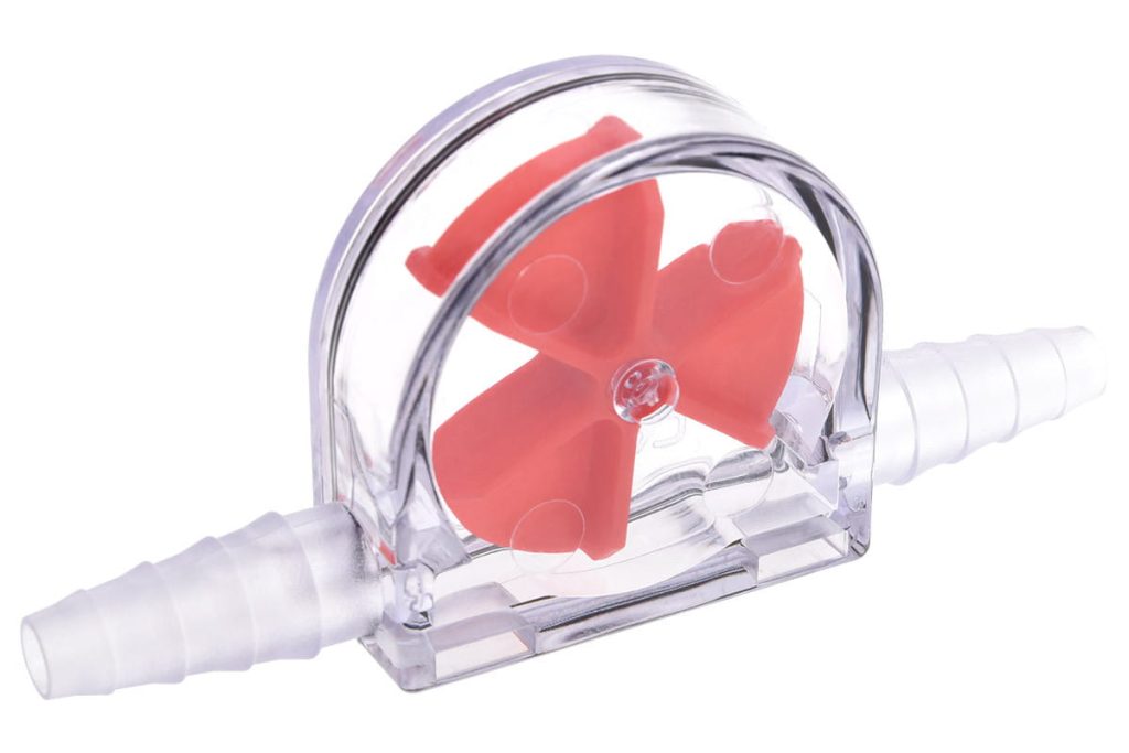 Alphacool Eisfluegel flow indicator Red 6-11mm - Plexi - Watercooling UK