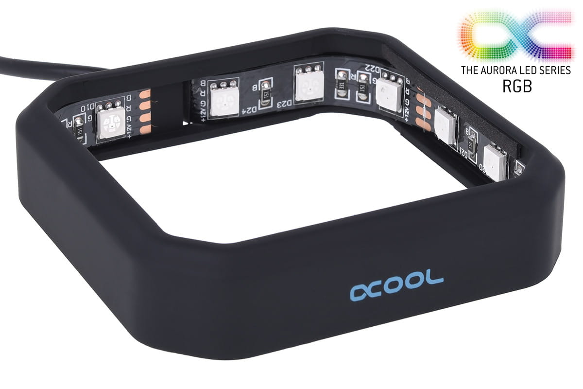 Alphacool Aurora XPX RGB frame - black - Watercooling UK