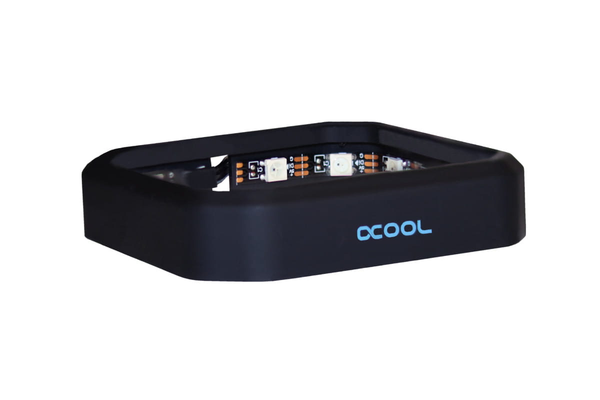 Alphacool Aurora XPX Digital RGB frame - black - Watercooling UK