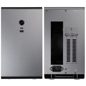 Kolink Rocket v2 aluminum mini-ITX case - titanium gray - Watercooling UK