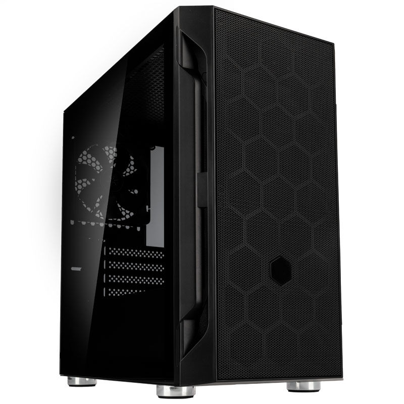 Silverstone Fara H1M, Tempered Glass - black - Watercooling UK