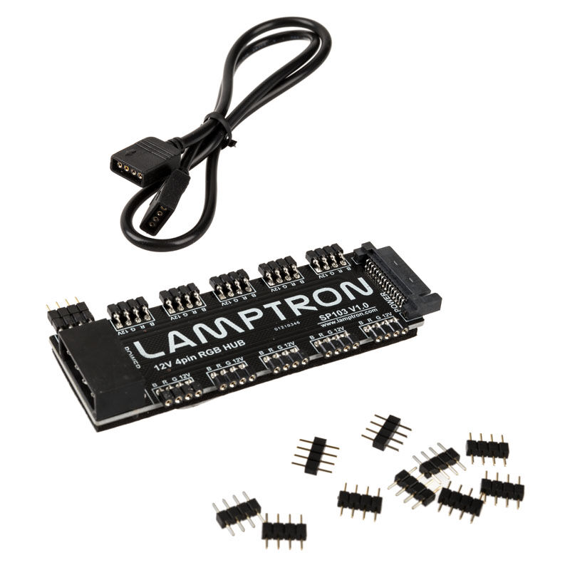 Lamptron SP103 10x RGB Hub for Aura, Fusion and Mystic - Watercooling UK