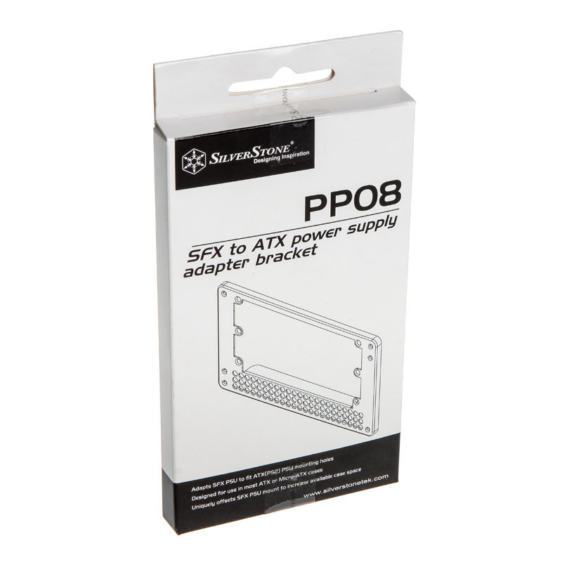 Silverstone SST-PP08 Power Supply Adapter Plate for SFX on ATX - black ...