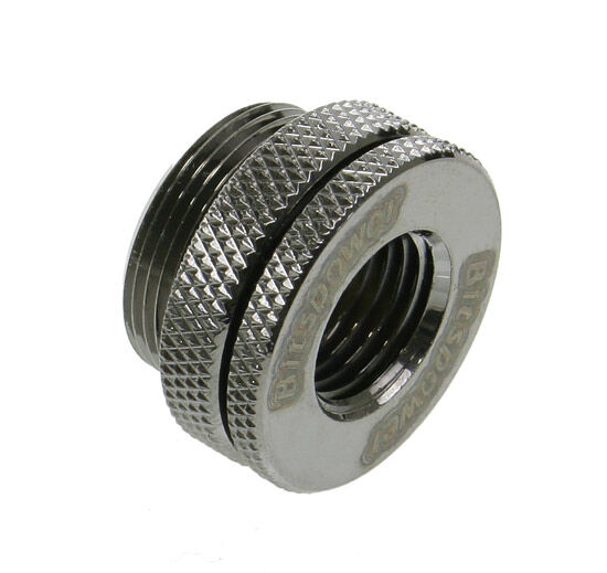 Bitspower Fill Port 1/4 inch - Shiny Black - Watercooling UK