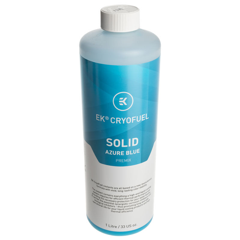 EK Water Blocks EK-CryoFuel Solid Azure Blue (Premix 1000mL ...