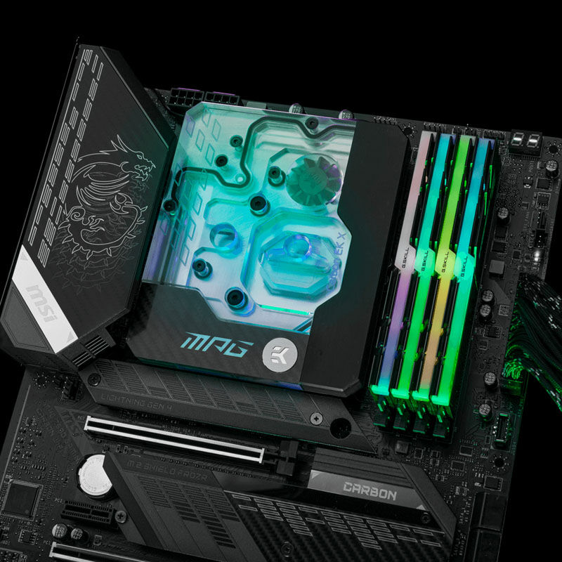 EK-Quantum Momentum MPG Z590 Gaming Carbon - EK X Edition - Watercooling UK