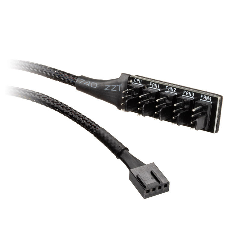 Akasa FLEXA FP5H PWM Splitter Hub - black - Watercooling UK