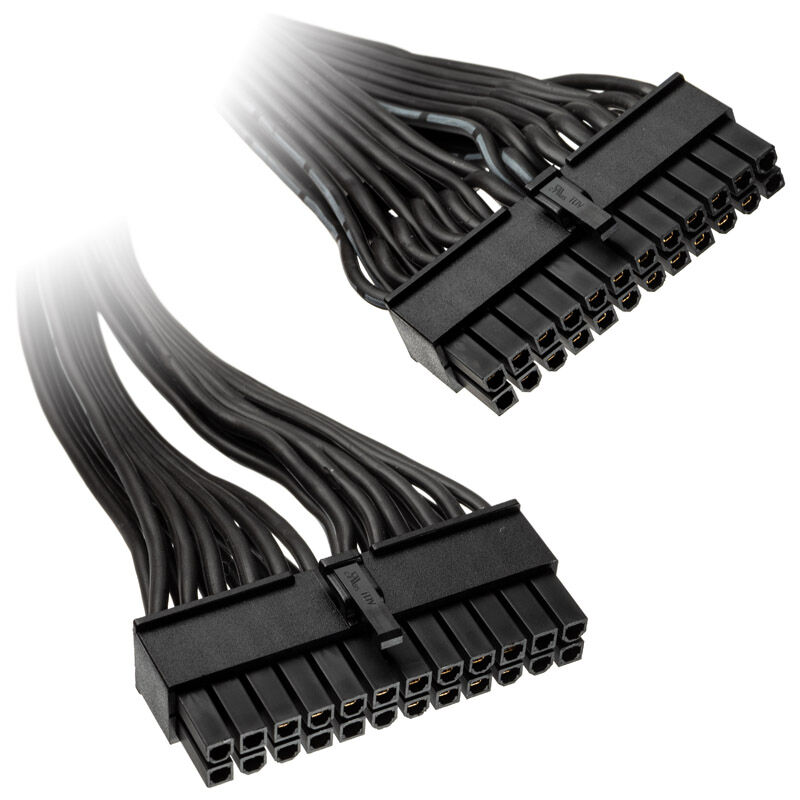 Silverstone 24 pin ATX to 24 pin cable 350mm - black - Watercooling UK