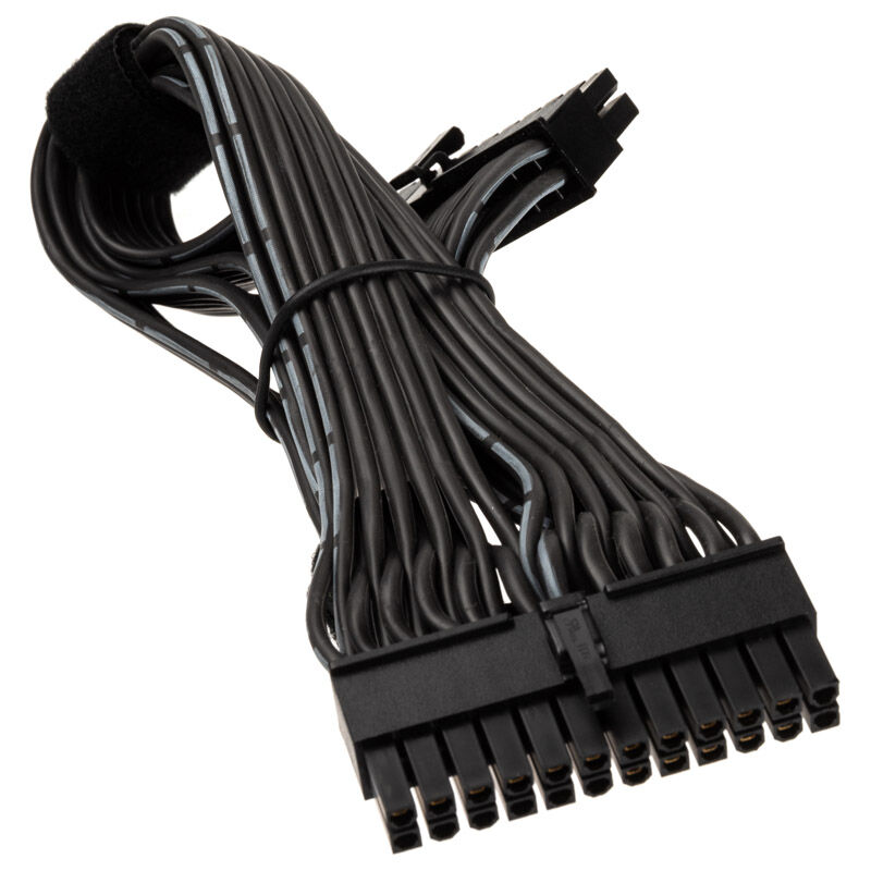 Silverstone 24 pin ATX to 24 pin cable 350mm - black - Watercooling UK