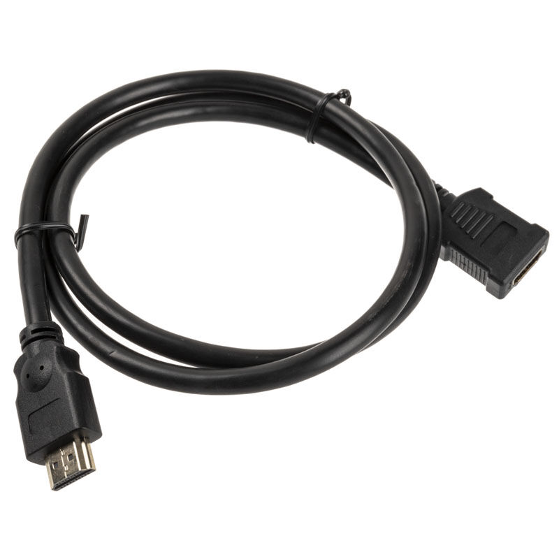 InLine HDMI extension plug / socket, black - 1m - Watercooling UK
