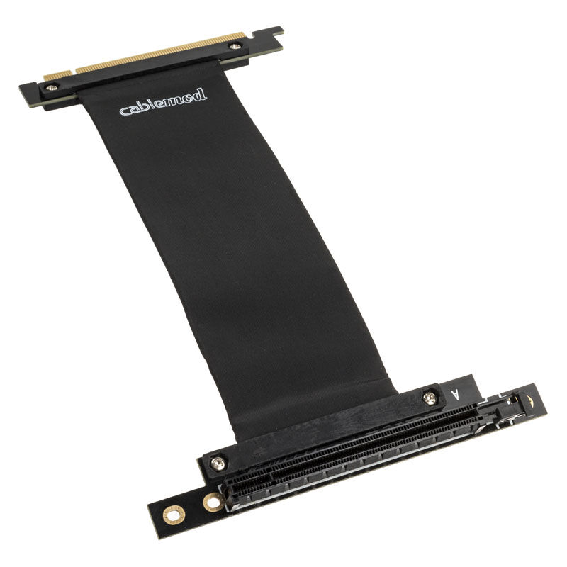 CableMod vertical graphics card support with PCIe x16 riser cable, 1x ...