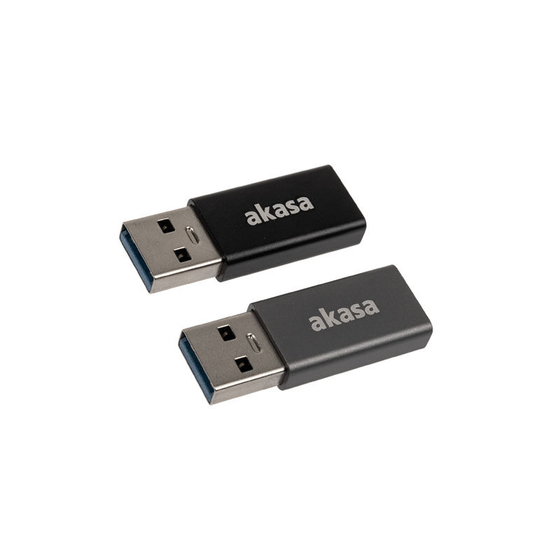 akasa Type A to Type C USB adapter - 2 pieces - Watercooling UK