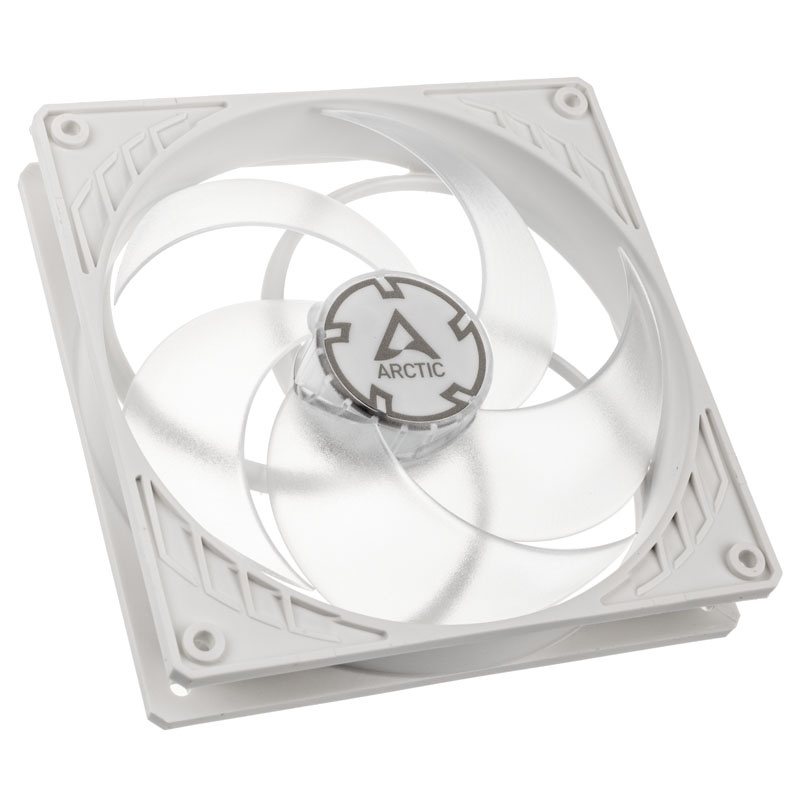 Arctic P14 PWM PST fan, white / transparent - 140mm - Watercooling UK