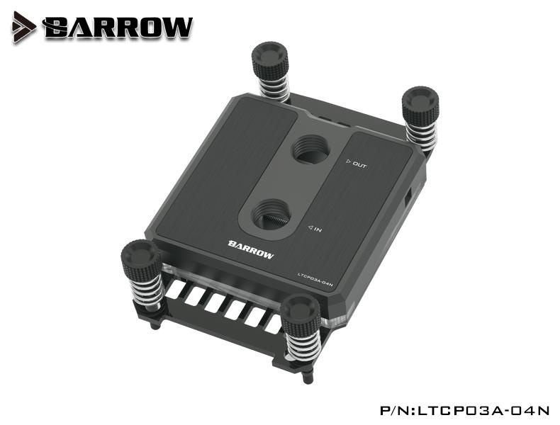 Barrow Composite Edition Micro Jet CPU Waterblock, LRC 2.0 RGB, AMD AM4 ...