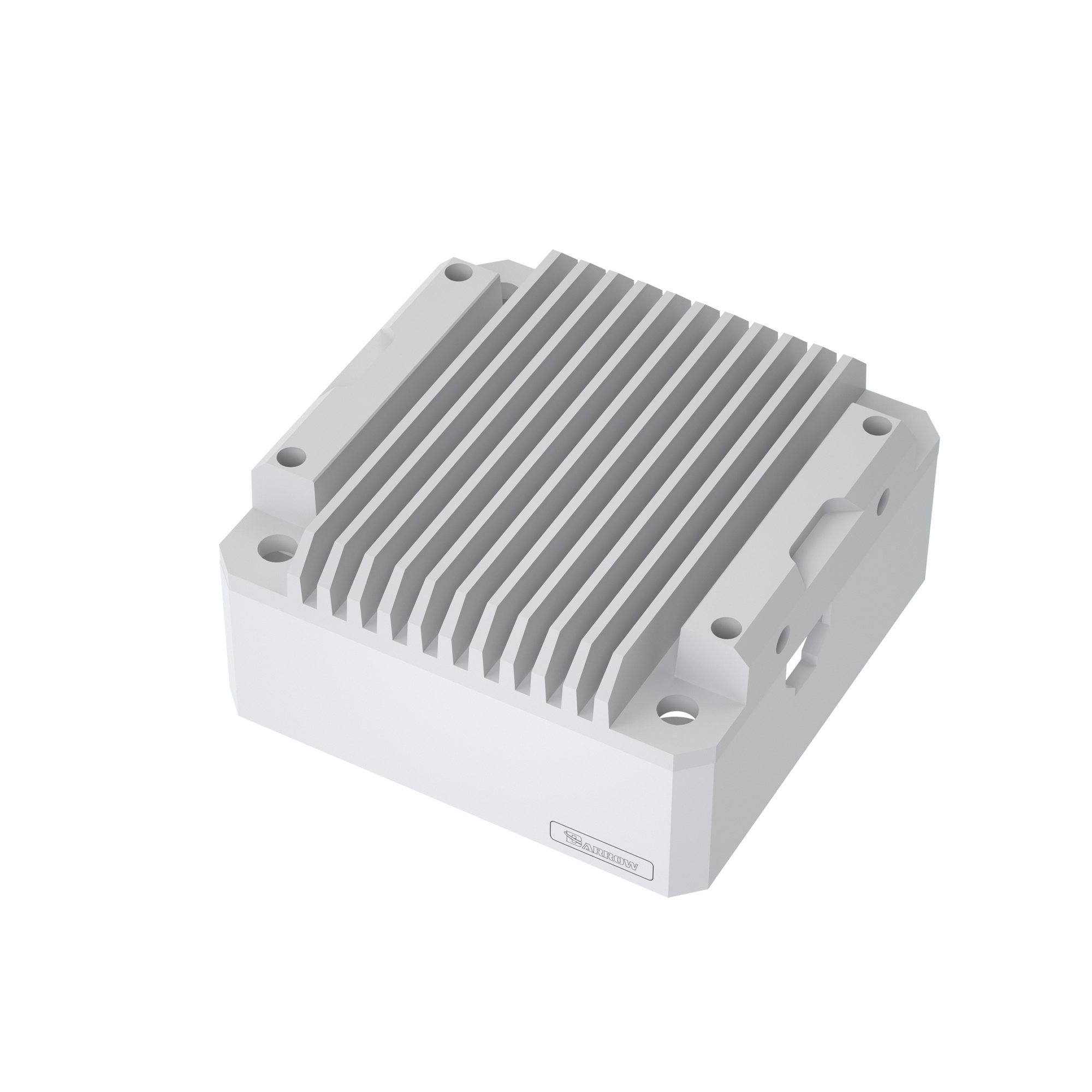 Barrow DDC Pump Aluminium Heatsink Mod Kit - White - Watercooling UK