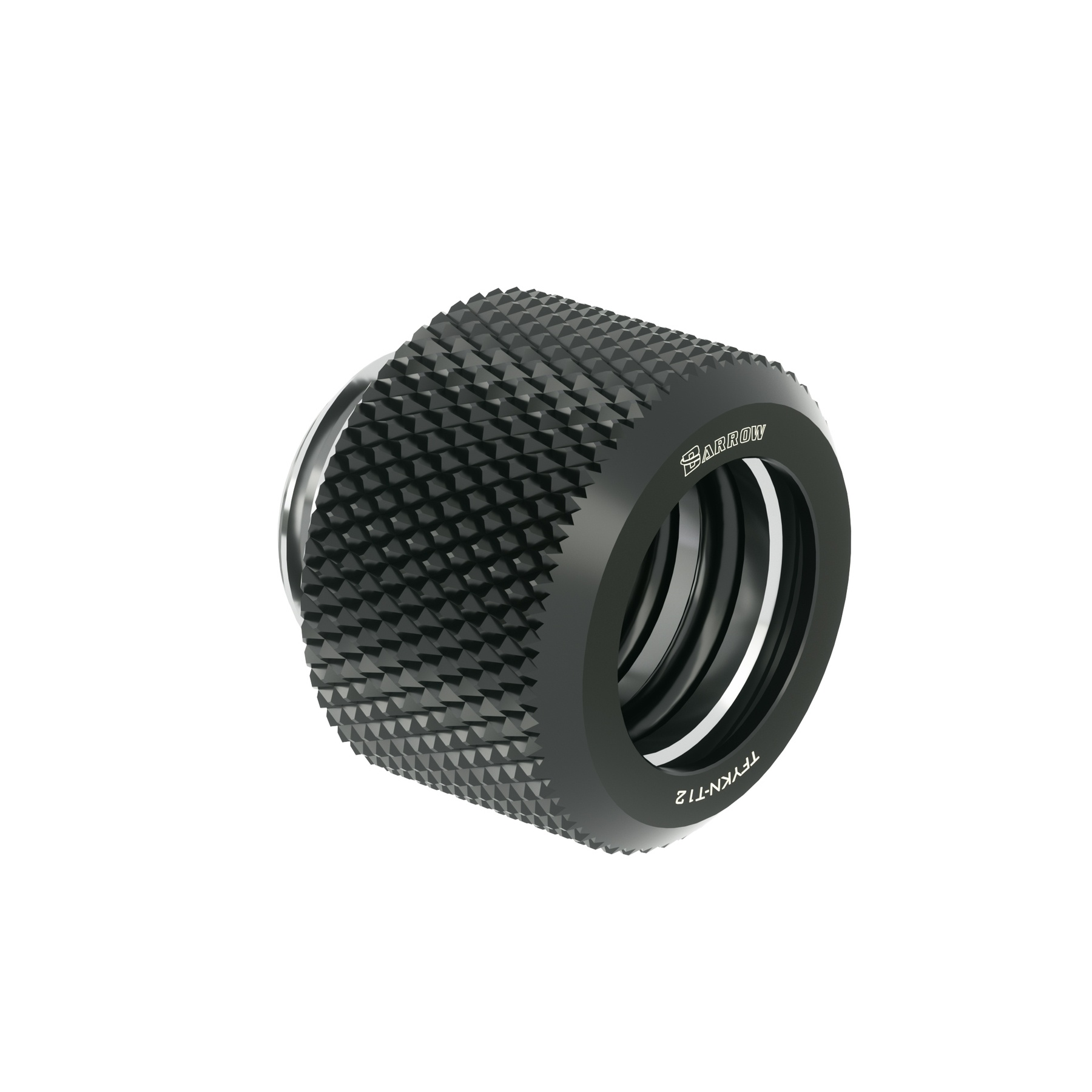 Barrow G1/4 - 12mm OD Twin Seal Hard Tube Compression Fitting - Black ...