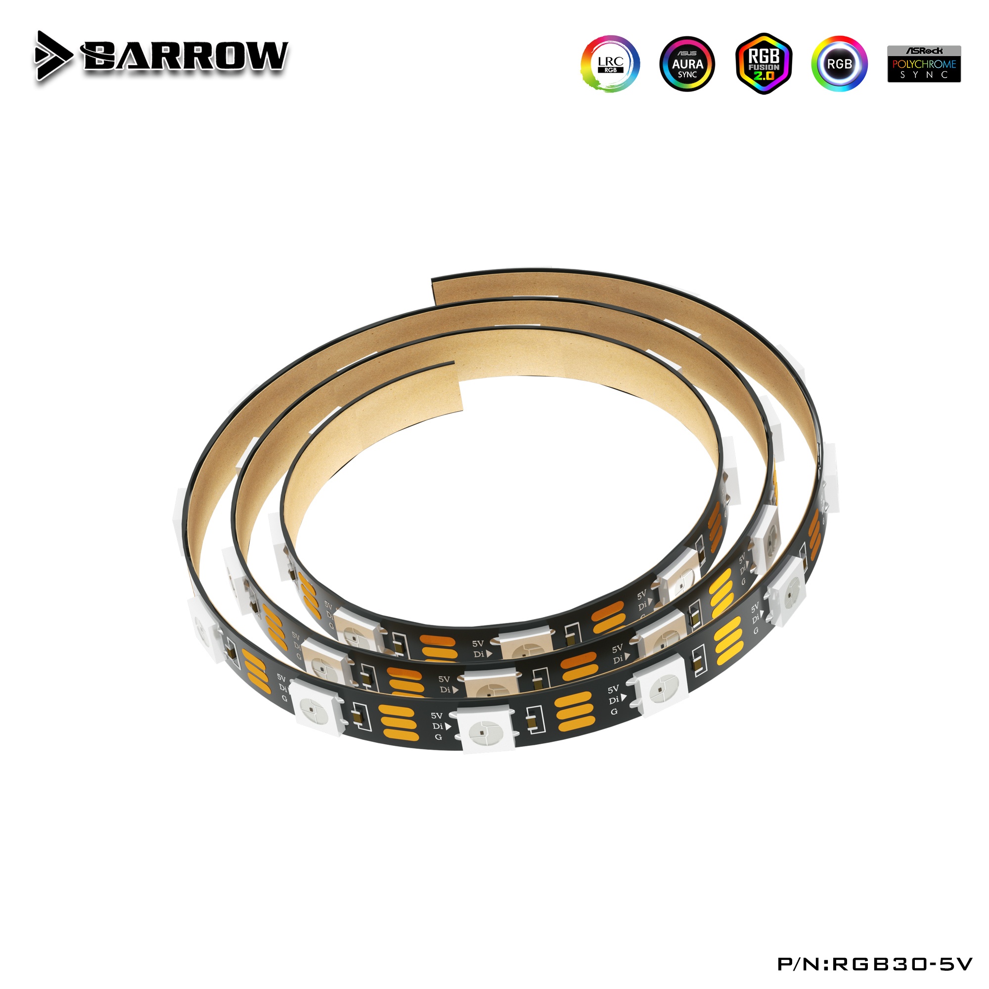Barrow LRC 2.0 LED Flexible RGB Strip - 50cm - Watercooling UK