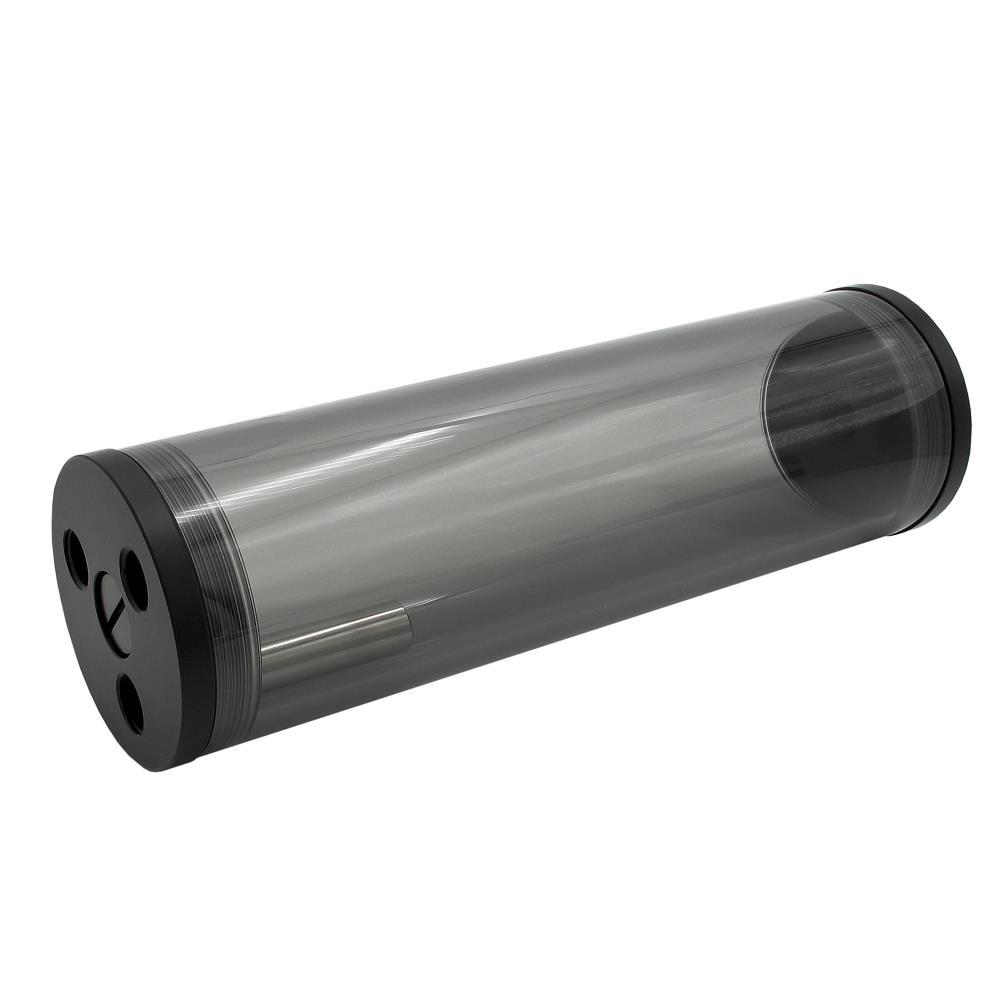 Barrow Obsidian Smoked Acrylic Reservoir 220mm - Black - Watercooling UK