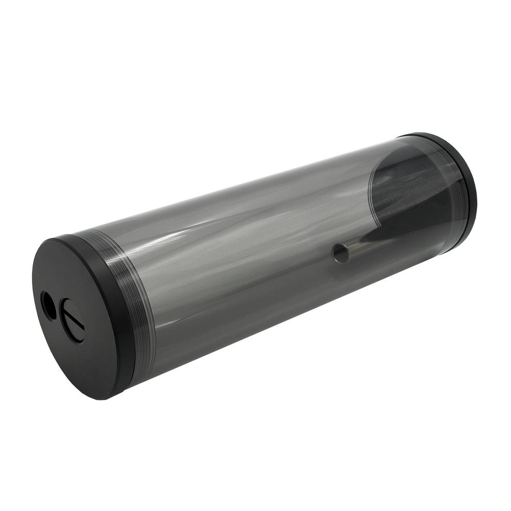 Barrow Obsidian Smoked Acrylic Reservoir 220mm - Black - Watercooling UK