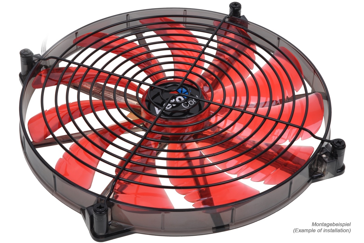 fan grill for axial fans for 180mm black - Watercooling UK