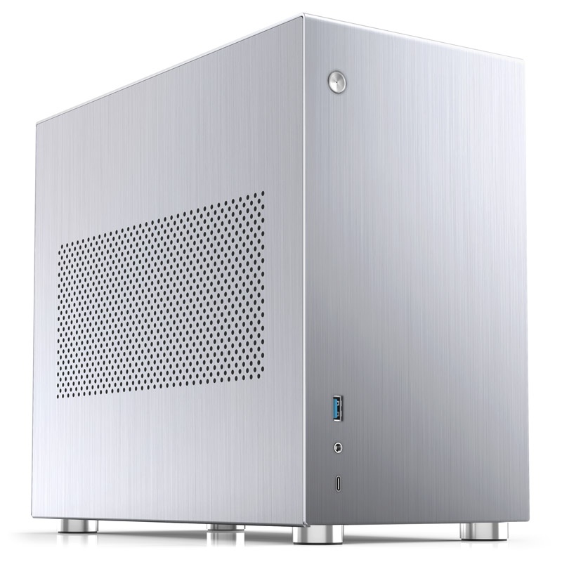 Jonsbo V10 Mini-ITX case - silver - Watercooling UK
