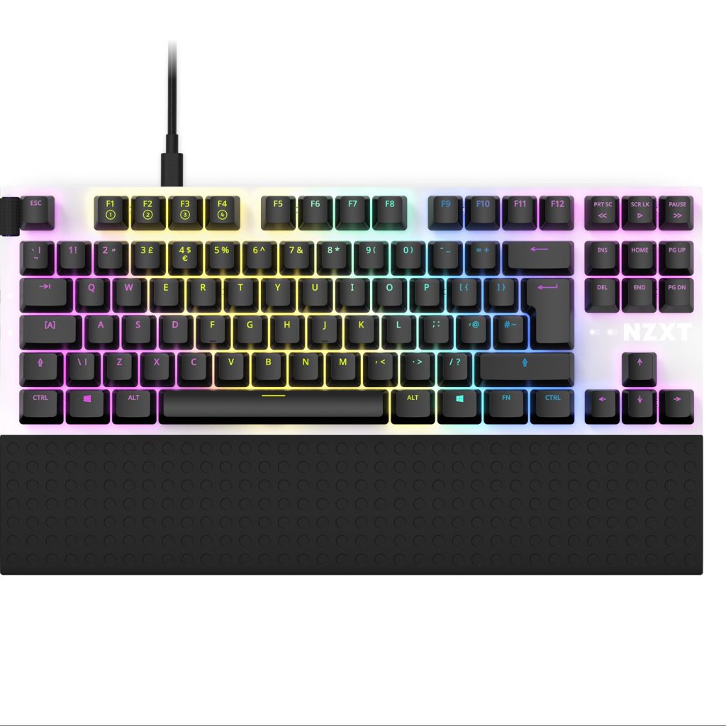 NZXT Function TKL White Mechanical Keyboard UK Layout - Watercooling UK