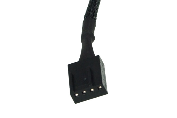 Phobya 4Pin PWM extension 30cm - black - Watercooling UK