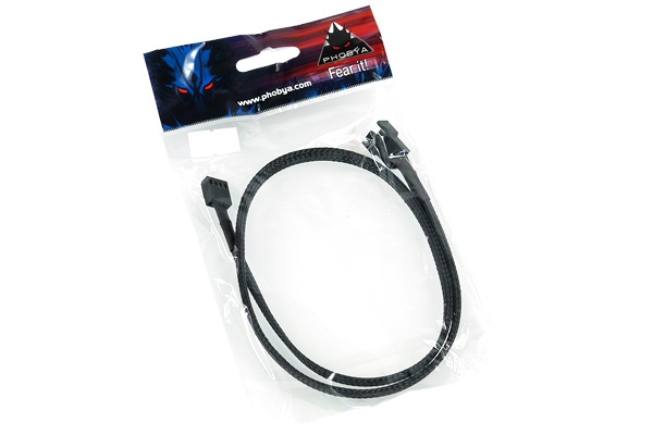 Phobya 4Pin PWM extension 60cm - black - Watercooling UK
