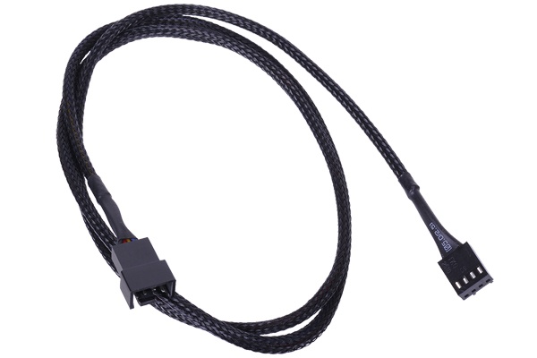 Phobya 4Pin PWM Extension 90cm - black - Watercooling UK