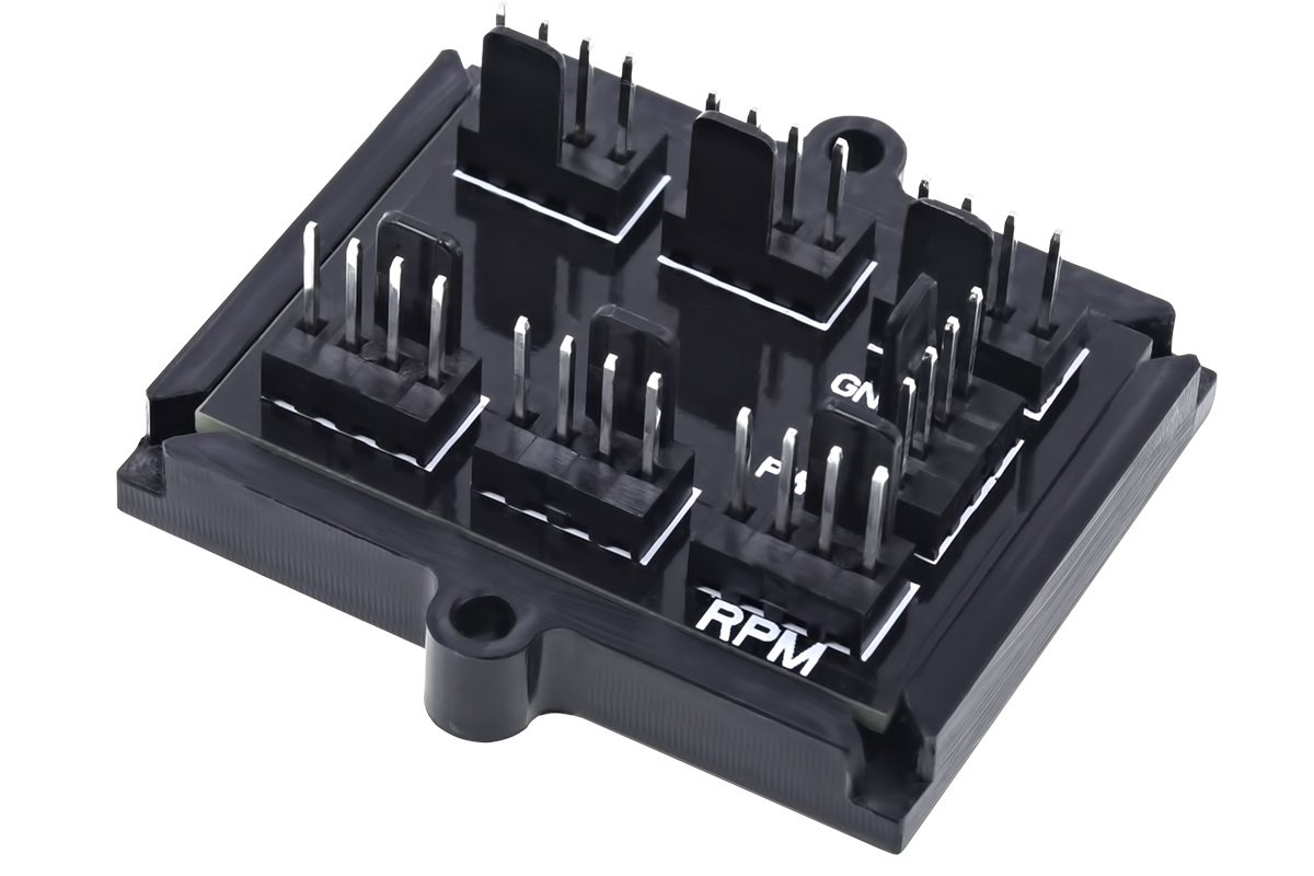 Phobya 4Pin PWM to 6x 4Pin Fan Splitter PCB - Watercooling UK