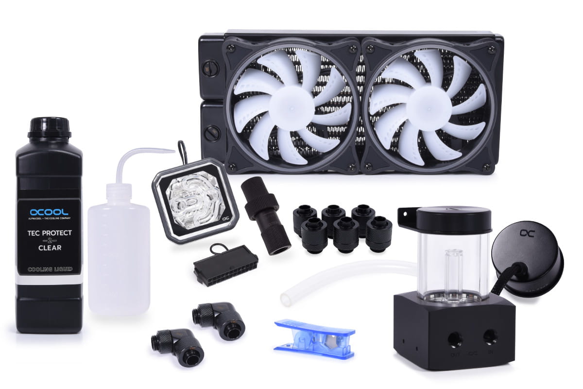 Alphacool Core Storm 240mm ST30 water cooling Set - Watercooling UK
