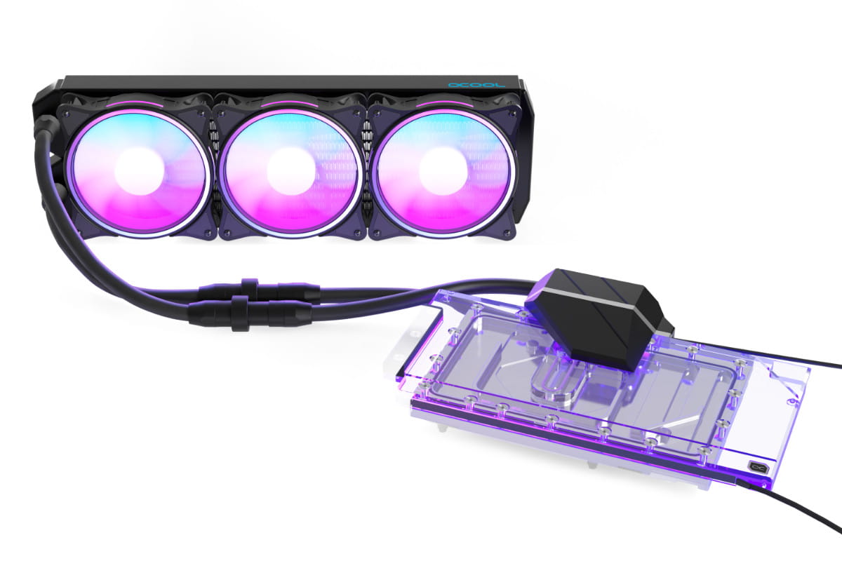 Alphacool Eiswolf 2 AIO - 360mm RTX 3090 TI Strix/TUF with Backplate ...