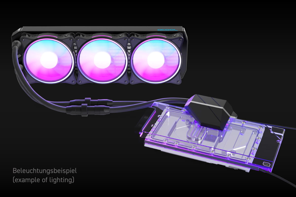 Alphacool Eiswolf 2 AIO - 360mm RTX 3090 TI Strix/TUF with Backplate ...
