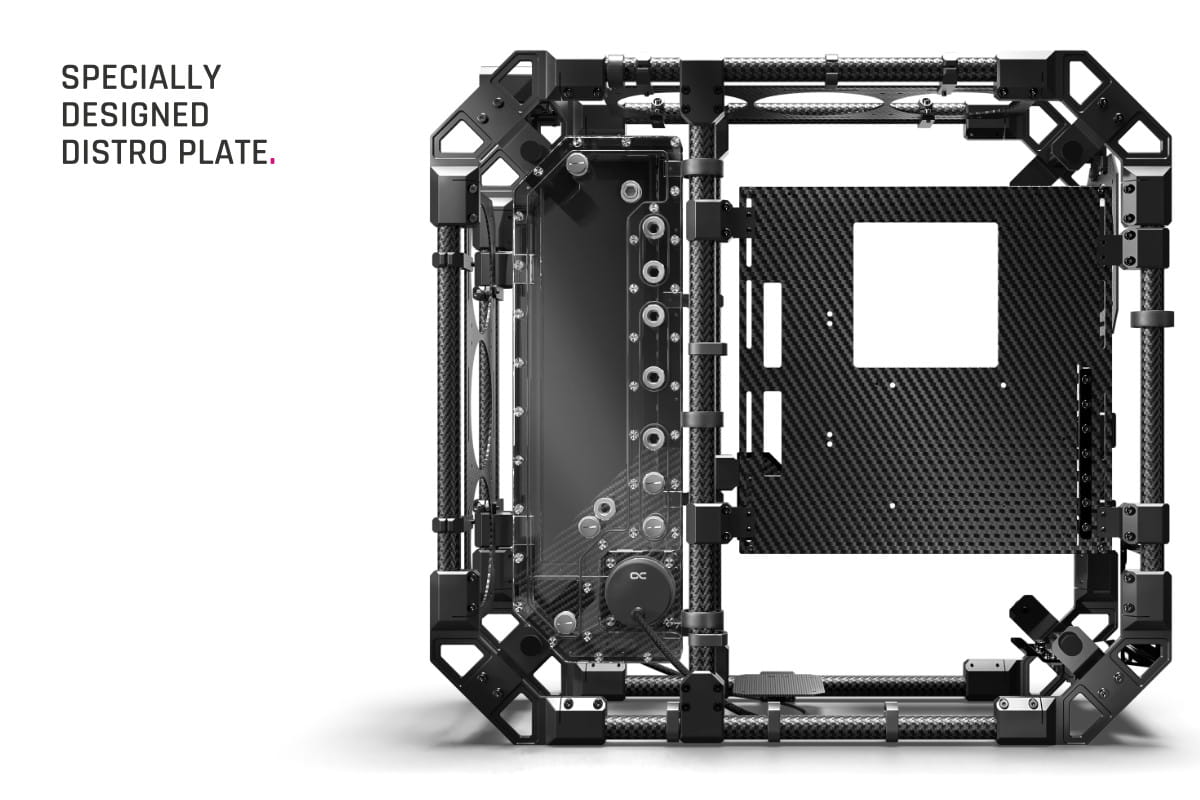 Alphacool Apex Pro Skeleton Carbon Case - Watercooling UK