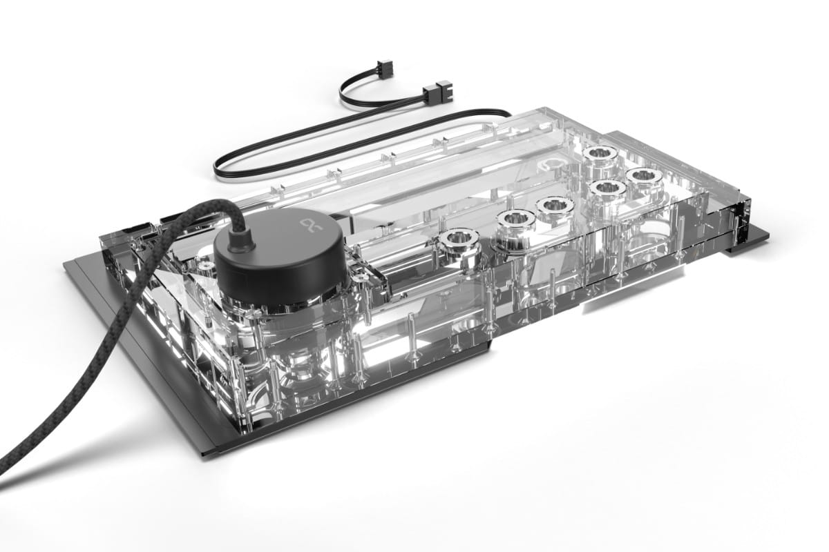 Alphacool Apex Distro Plate Y60 with D5 Apex pump - Watercooling UK