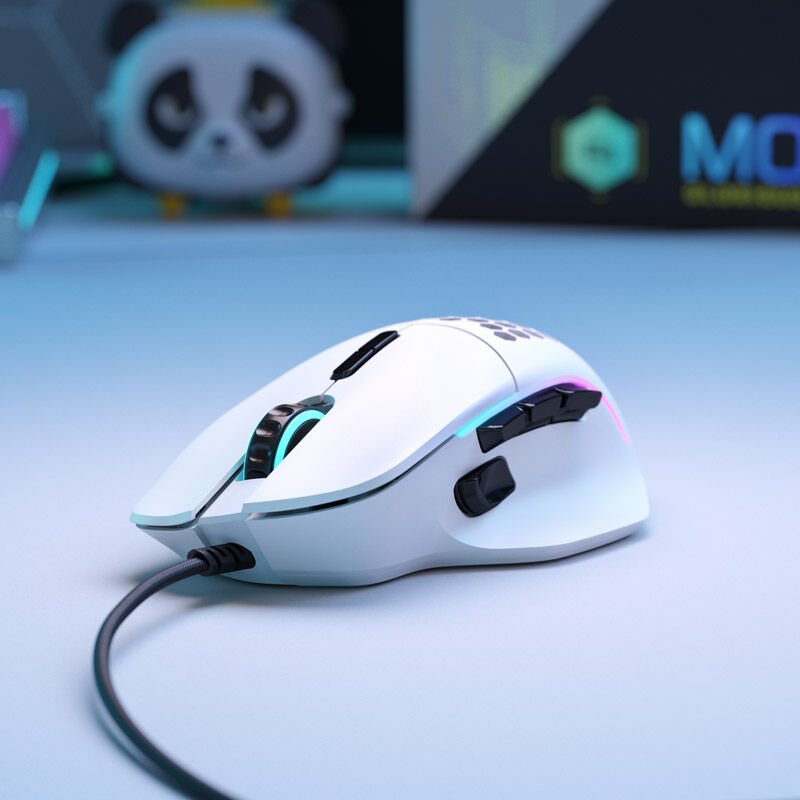 Glorious Model I gaming mouse - white, matt - Watercooling UK