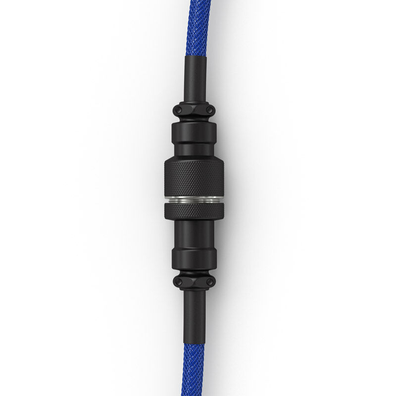 Glorious Coiled Cable Cobalt, USB-C to USB-A spiral cable - 1.37m, blue ...