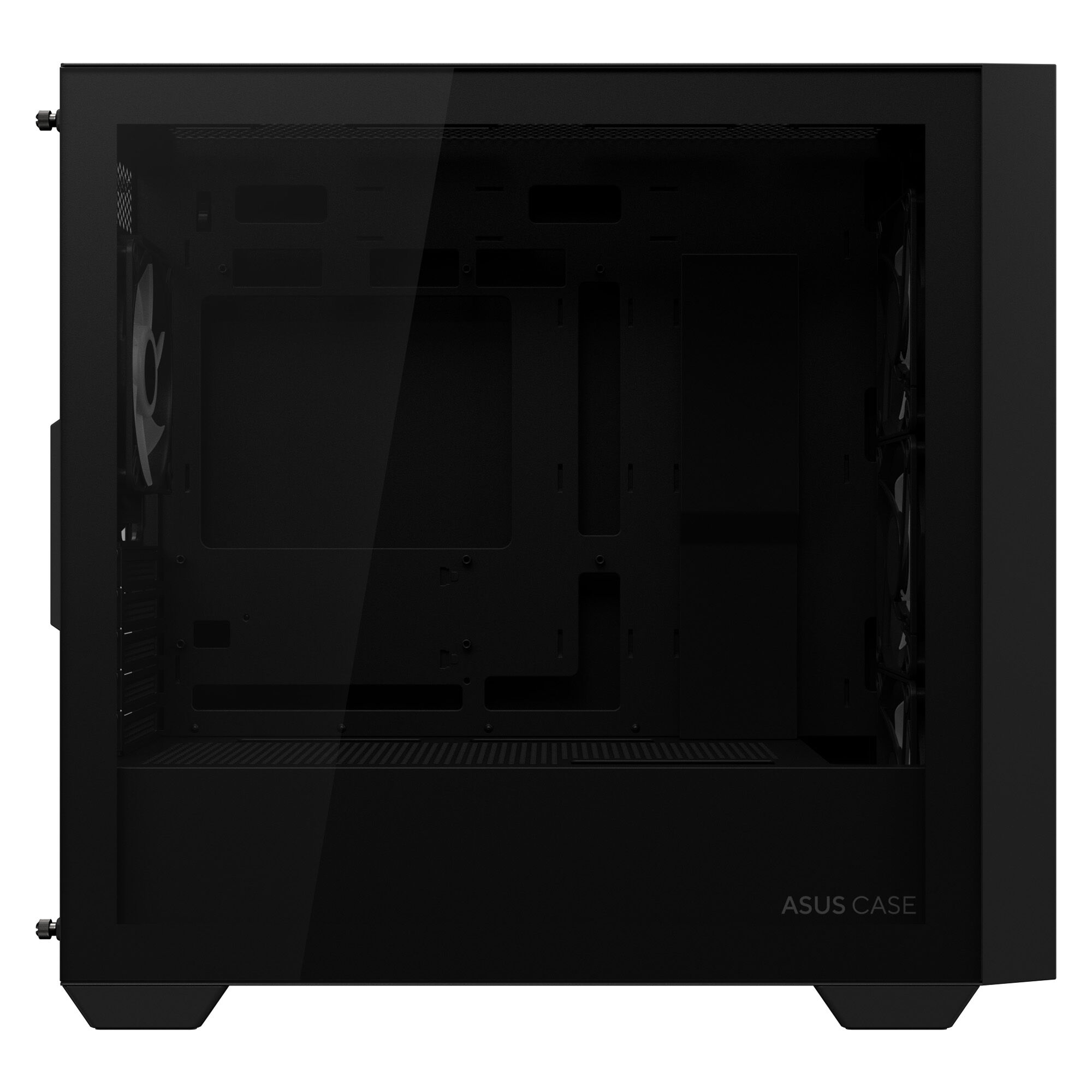 ASUS A21 PLUS case, Mini Tower, Micro-ATX, RGB, Tempered Glass - black ...