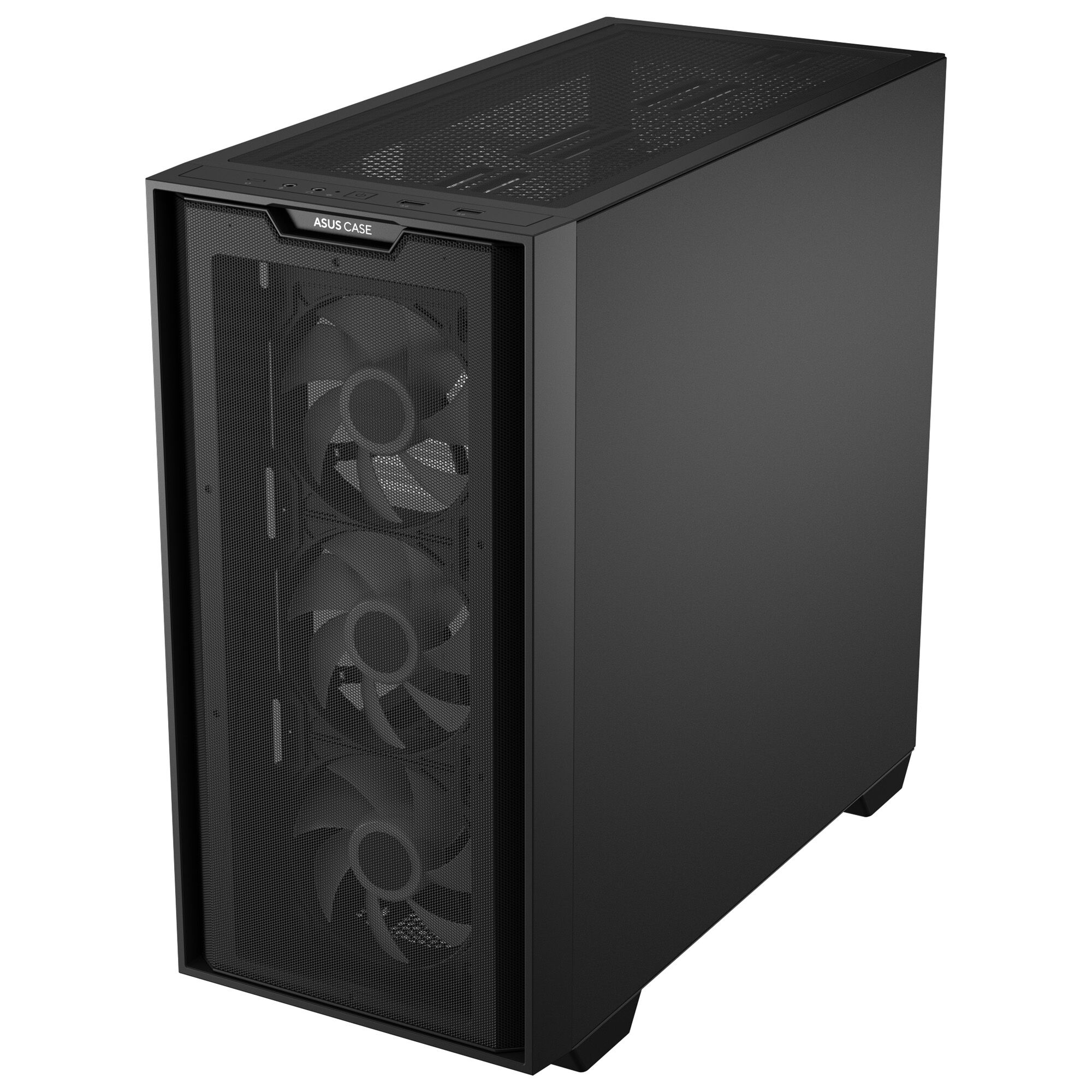 ASUS A21 PLUS case, Mini Tower, Micro-ATX, RGB, Tempered Glass - black ...