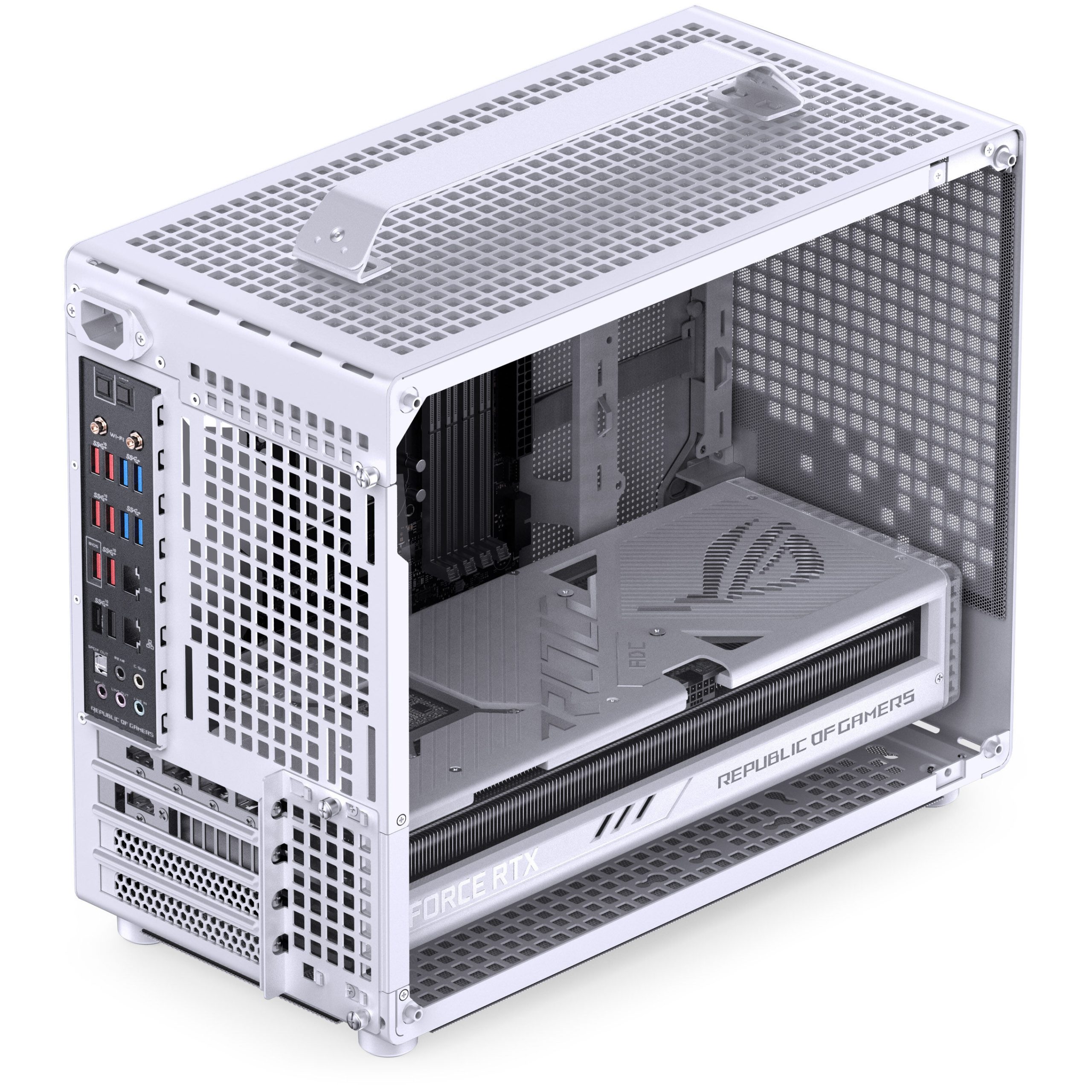 Jonsplus (Jonsbo) Z20 Micro-ATX case, with carrying handle - white ...