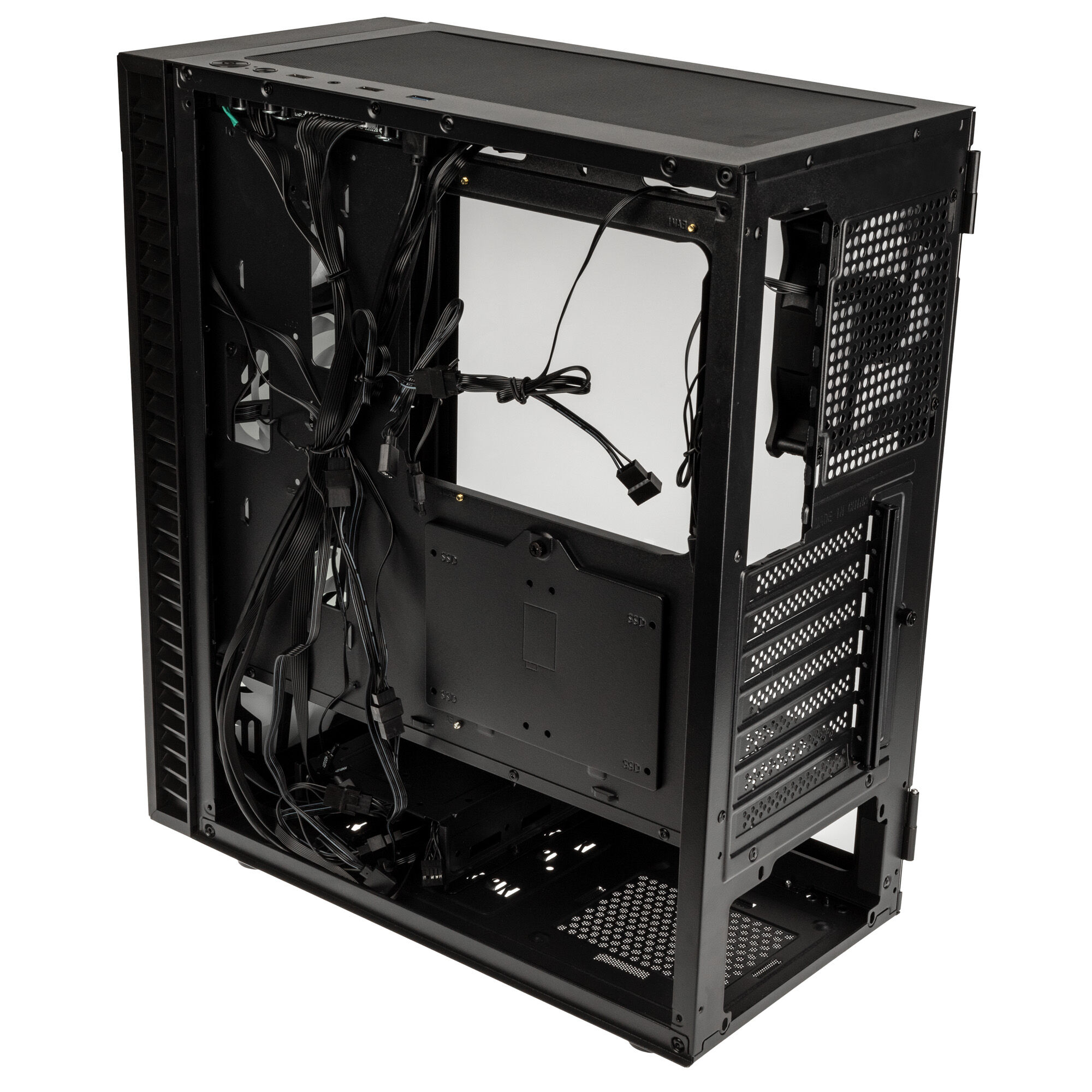 Kolink Observatory HF Plus Glass ARGB Midi Tower - black - Watercooling UK