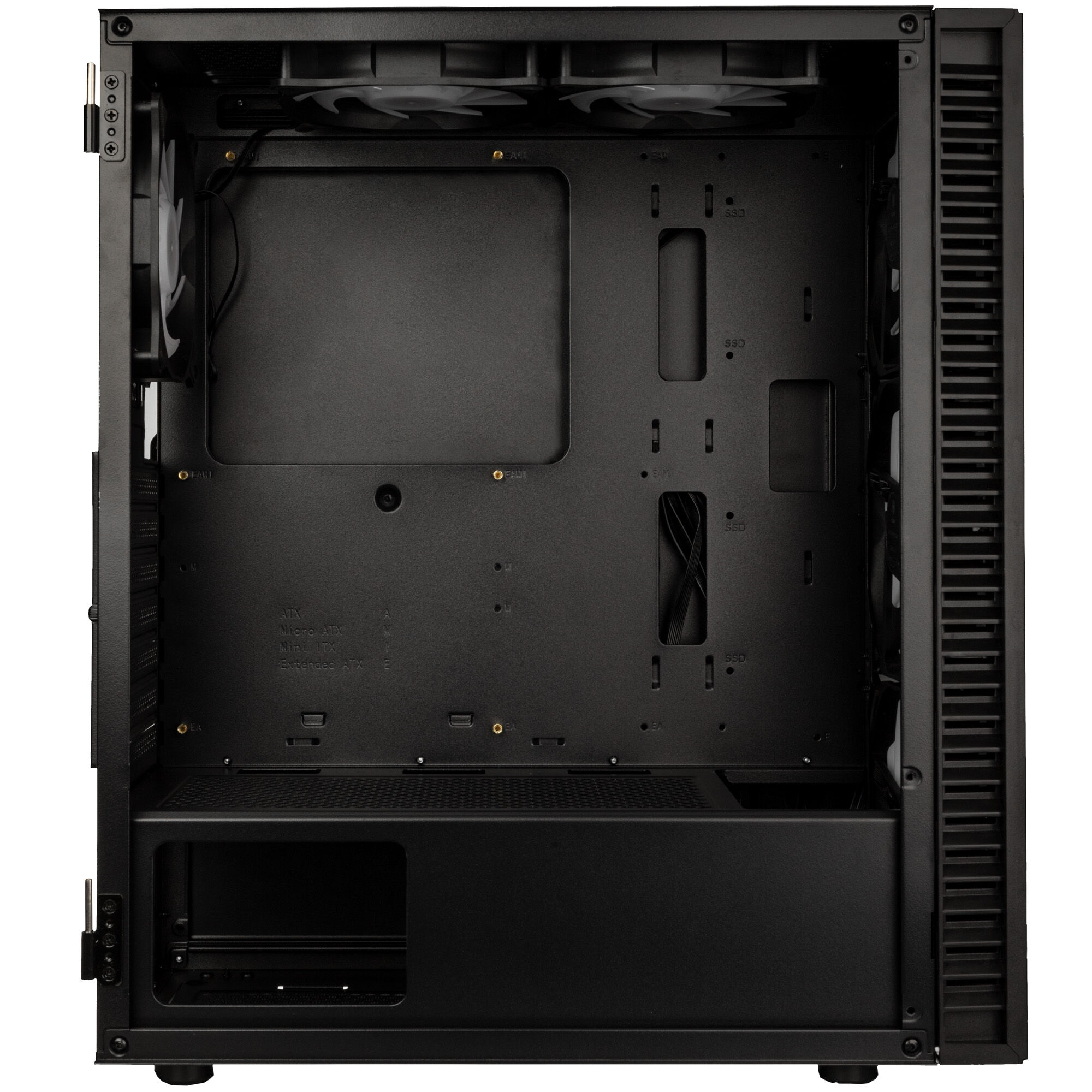 Kolink Observatory HF Plus Glass ARGB Midi Tower - black - Watercooling UK