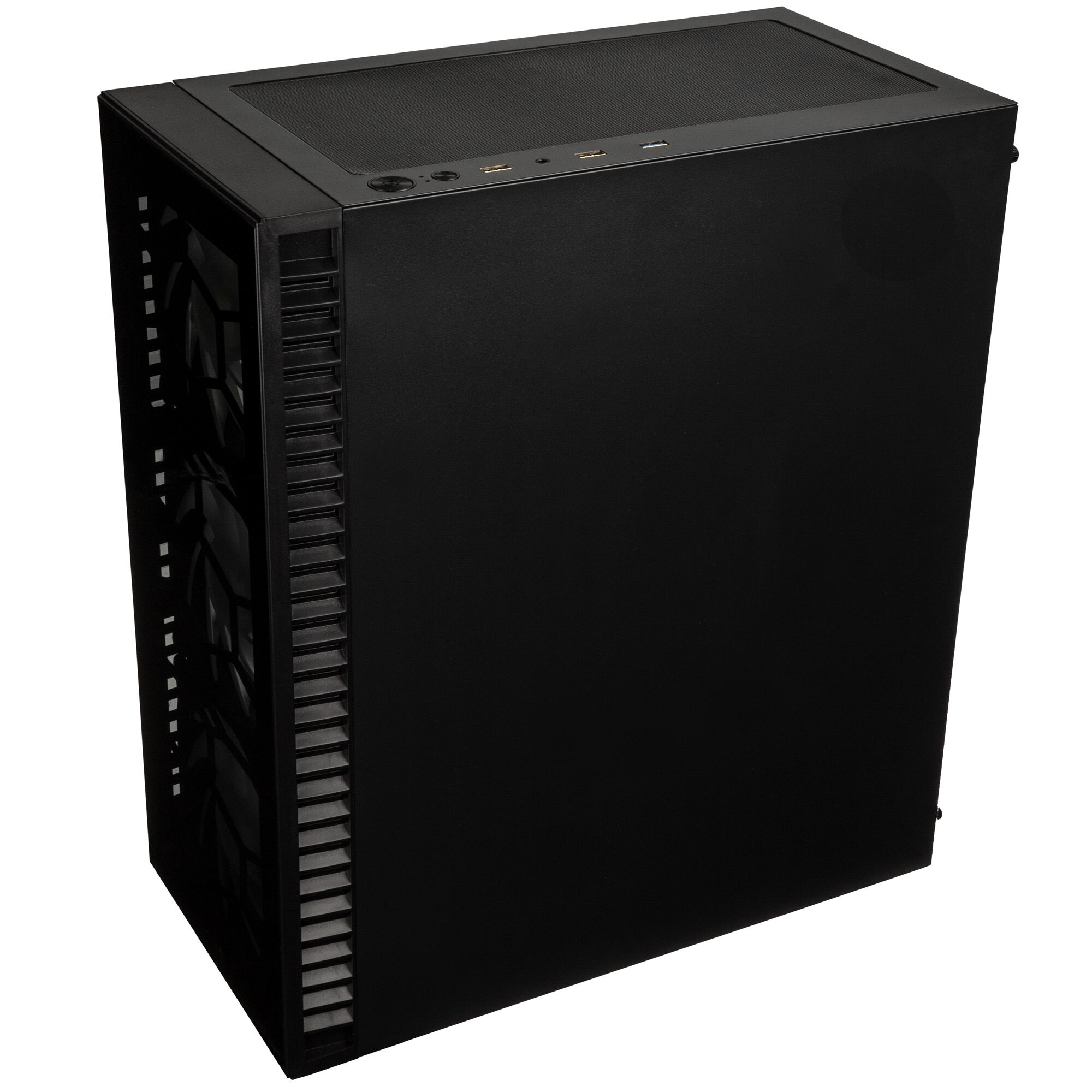 Kolink Observatory HF Plus Glass ARGB Midi Tower - black - Watercooling UK