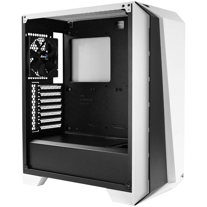 Aerocool Cylon Pro Tempered Glass Midi Tower - white - Watercooling UK