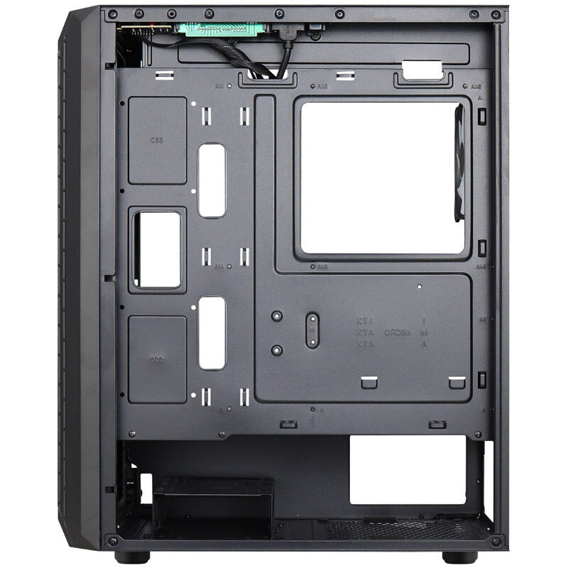 Aerocool Beam-G-BK-v2 Midi-Tower, Tempered Glass - black - Watercooling UK