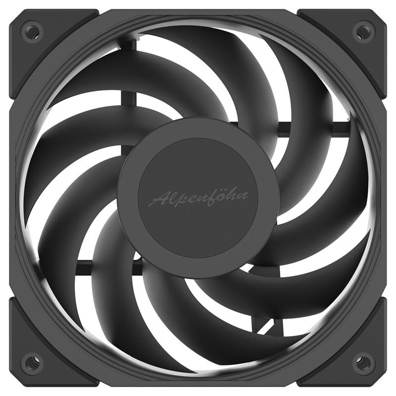 Alpenfohn 120 Jetstream PWM fans - pack of 3, black - Watercooling UK