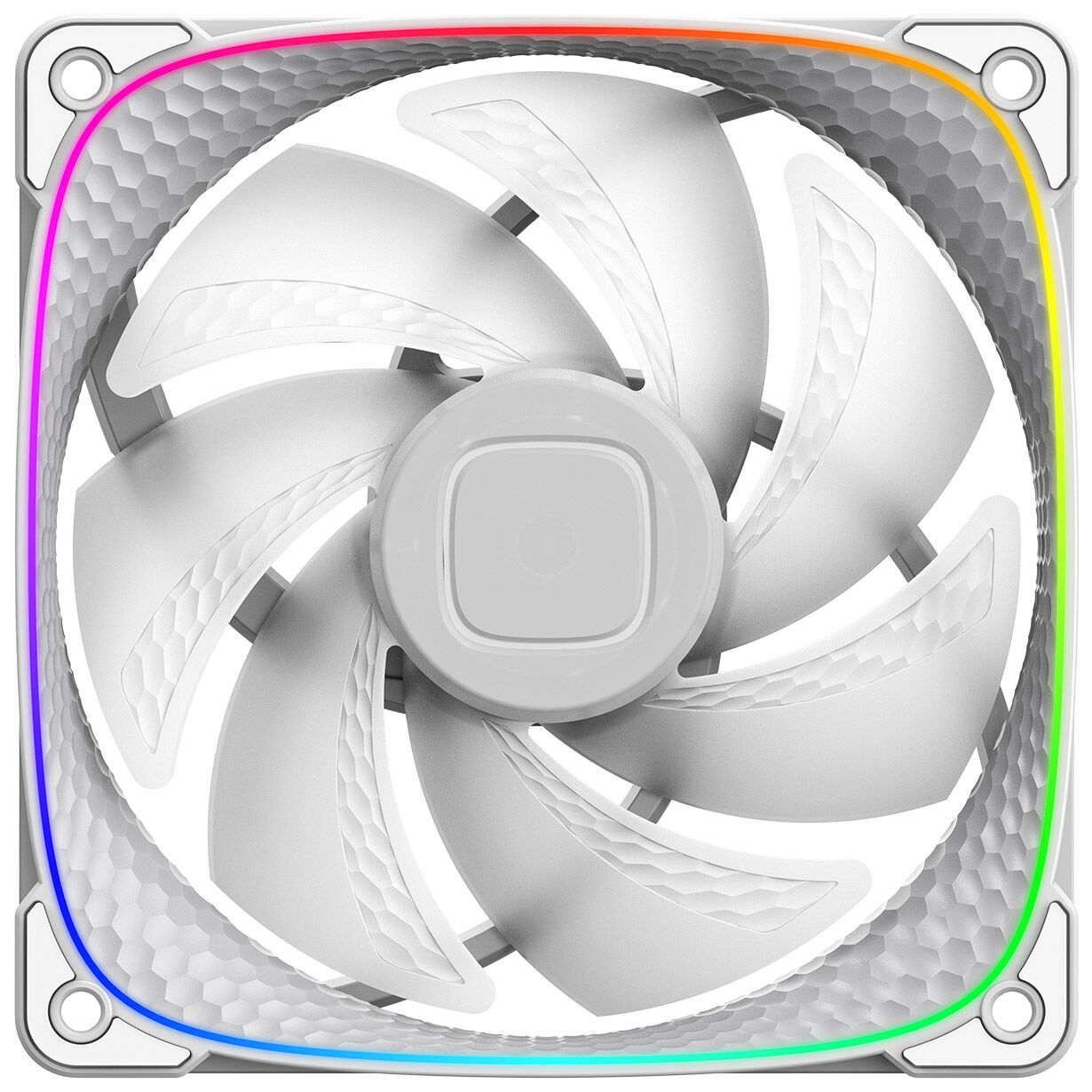 Geometric Future Squama 2503W RGB fan - 120 mm, white - Watercooling UK