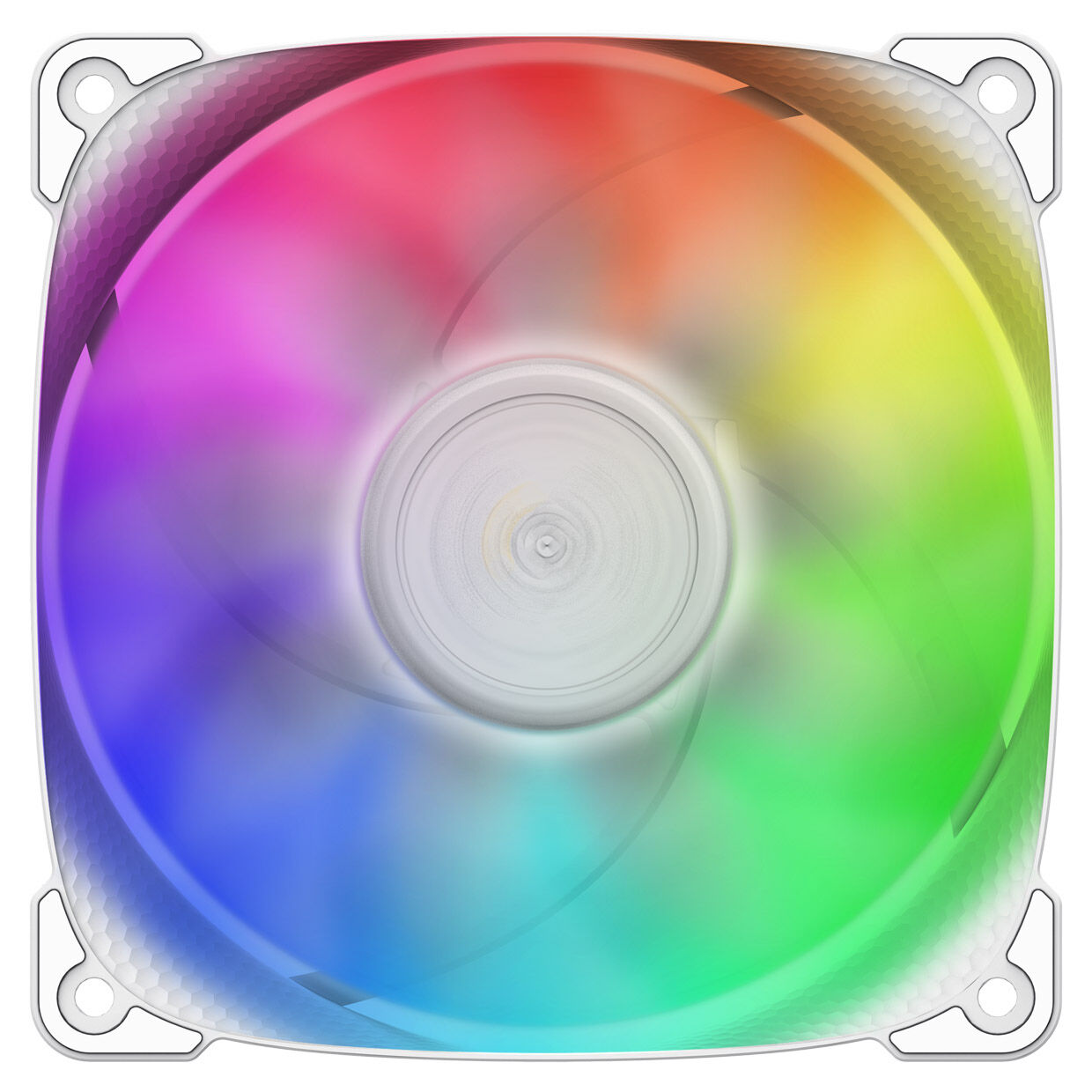 Geometric Future Squama 2501W RGB fan - 120 mm, white - Watercooling UK