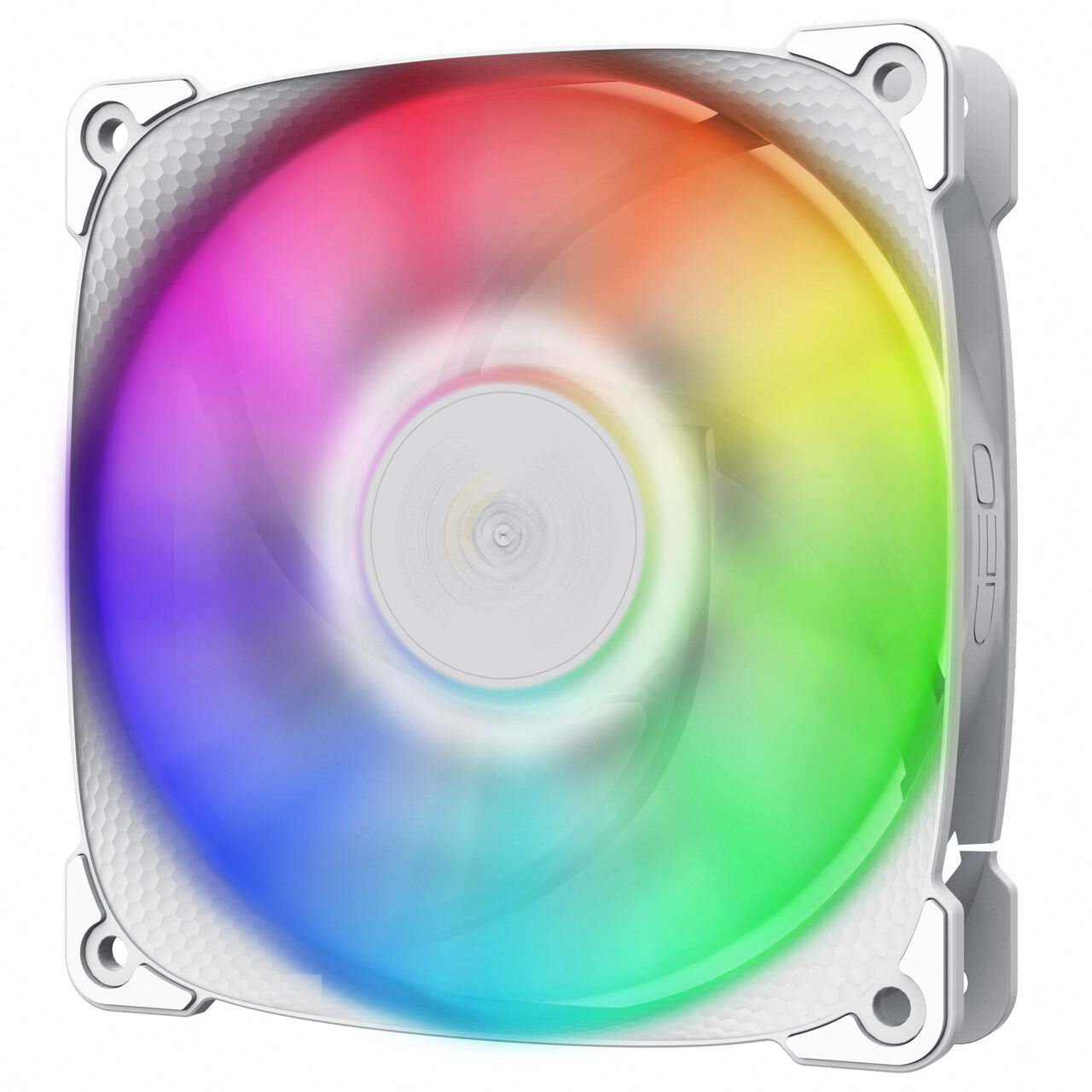 Geometric Future Squama 2501W RGB fan - 120 mm, white - Watercooling UK