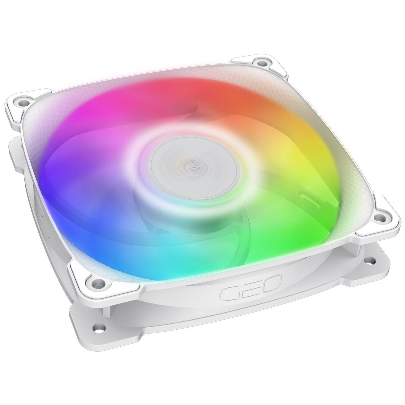 Geometric Future Squama 2501W RGB fan - 120 mm, white - Watercooling UK